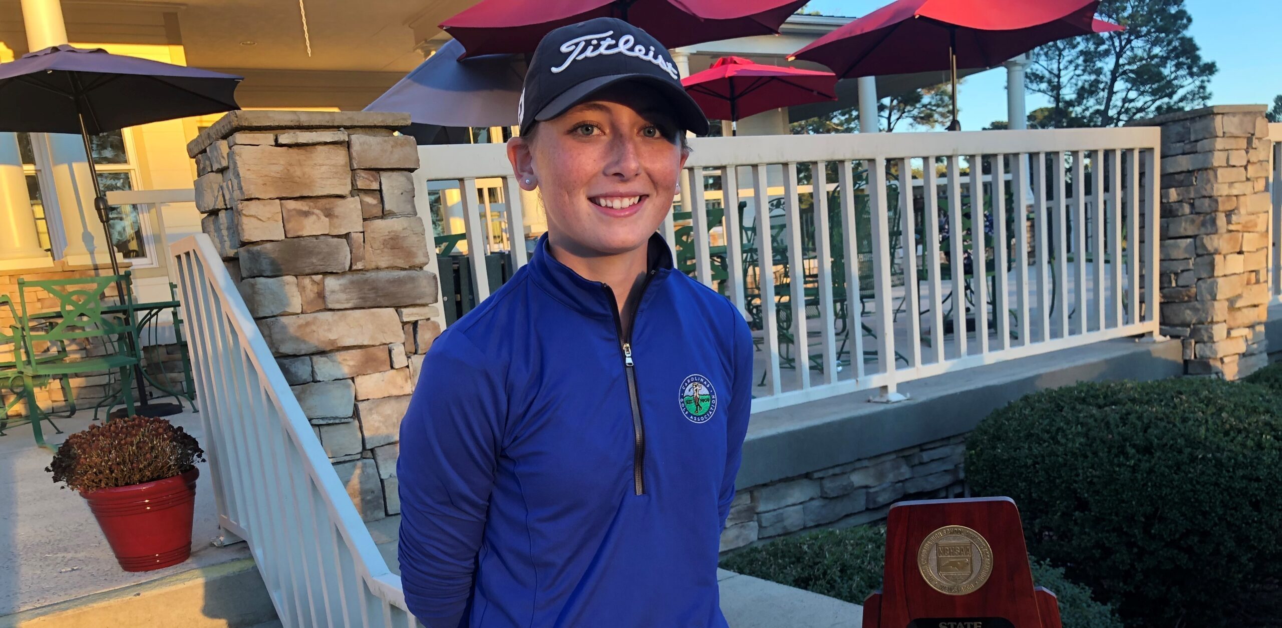 Emily Mathews wins women’s high school 3-A state golf championship ...
